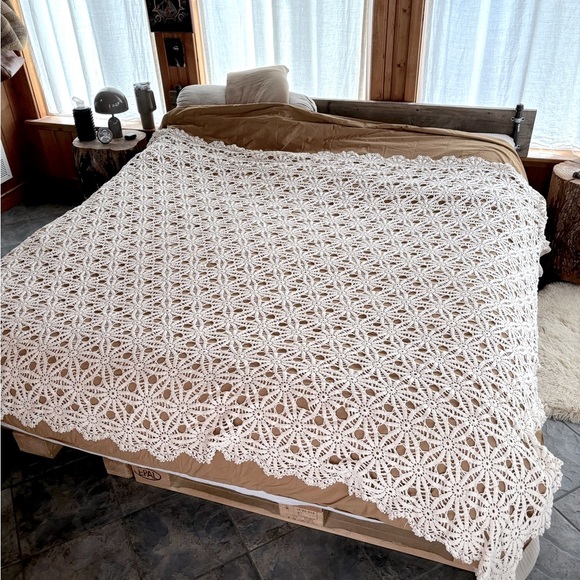 vintage/antique | Bedding | Antique Crocheted Bedspread | Poshmark